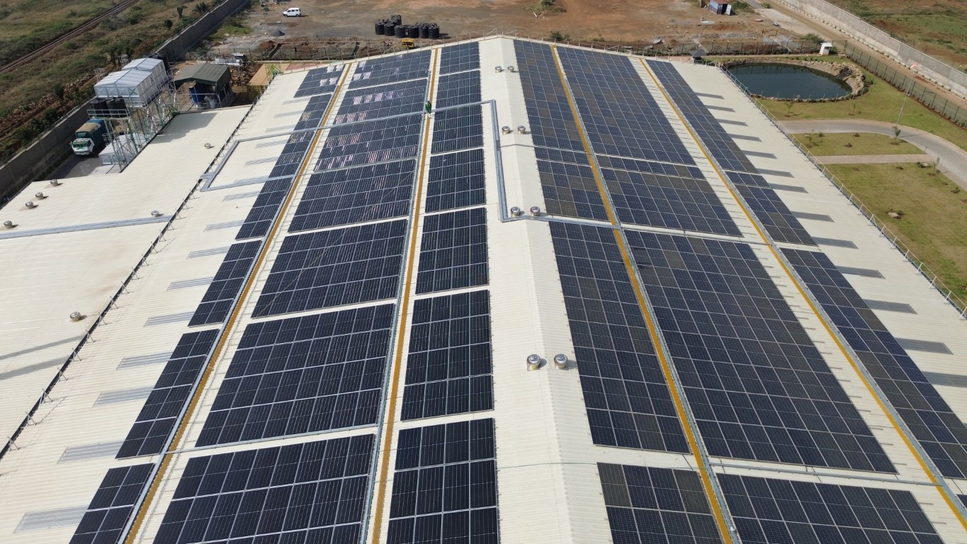700kWp Solar Power System for Food Industry Facility in Nairobi
